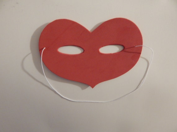 Heart Mask 5 pack Heart Party Favors Masks Kids Masks