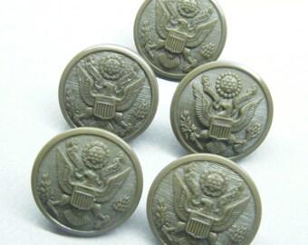 Unique army uniform buttons related items | Etsy