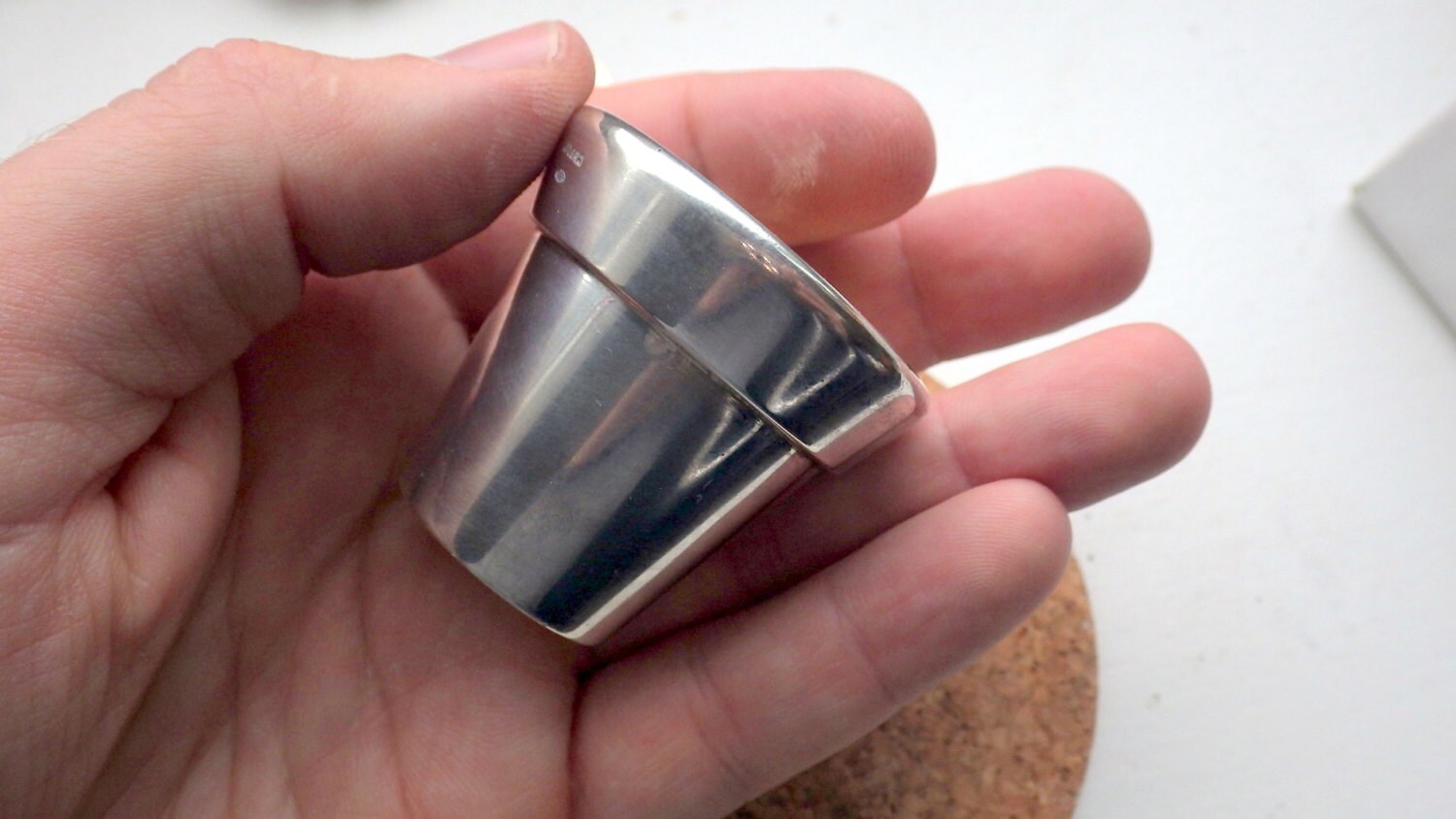 Vintage Bulgari Solid Sterling Silver Pot/Jigger Cup – Heavy – 2.3 ...