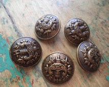 Unique phoenix button related items | Etsy