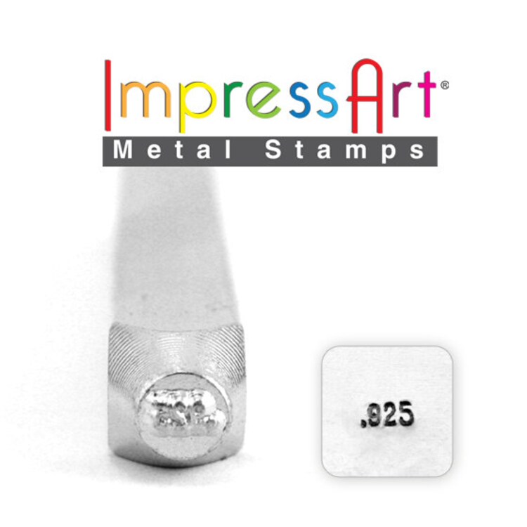 925 Hallmark STAMP Jewelry Design 1.5mm Steel Punch by Chain0