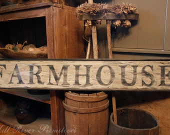 Early looking Antique Primitive MILLENERY by MillRiverPrimitives