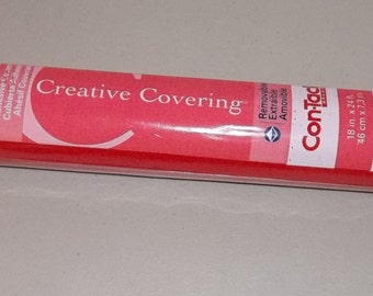 Red Contact Paper - 1 roll - Brand New!