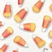 Candy Corn Watercolor Painting Print Halloween Art Orange
