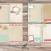 Printable page tabs journal tabs pretty printable scrapbook