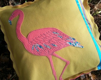 flamingo cushion on Etsy, a global handmade and vintage marketplace.