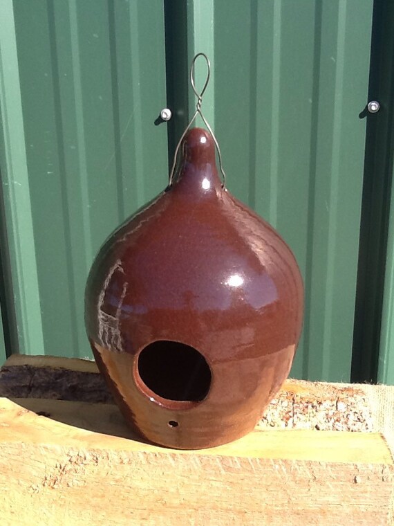 Hand Made Birdhouse Ga Red Clay Alabama made M by mudtostone