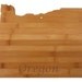 Personalized Oregon Cutting Board Oregon Shaped Bamboo