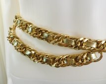 Popular items for gold chain belt on Etsy