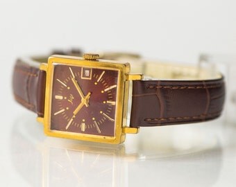 Burgundy watch strap | Etsy