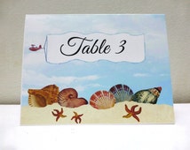 Popular items for beach table numbers on Etsy