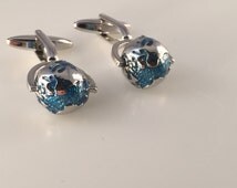 Unique globe cufflinks related items | Etsy