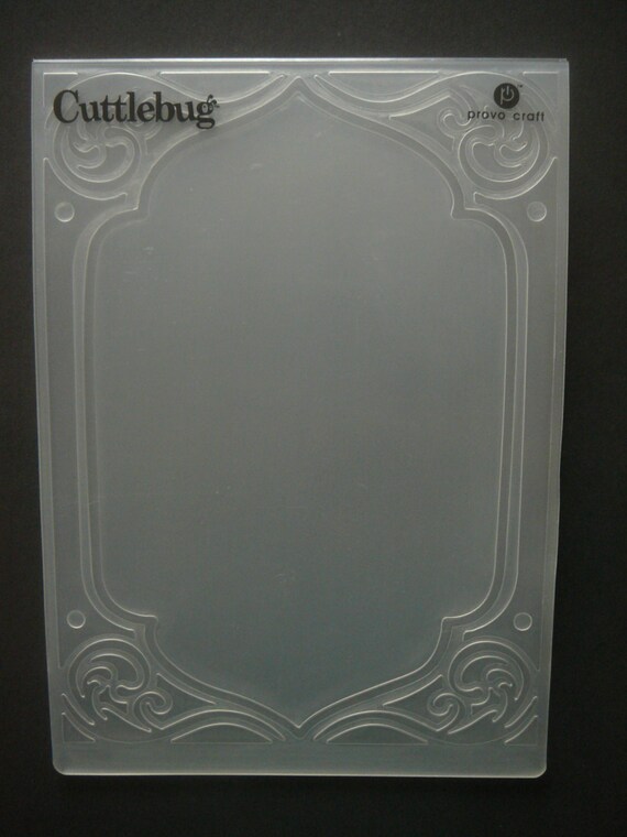 Cuttlebug 5x7 Winter Frolic Frame Embossing Folder For Card