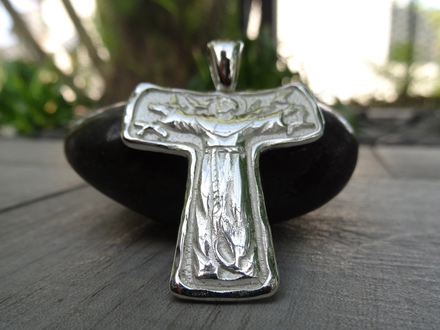 Franciscan Tau Cross. Sterling silver.