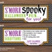 Halloween Smore Spooky Bag Toppers Editable by ABOcustomDesign