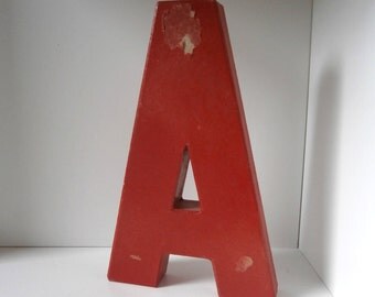 Unique large metal letters related items | Etsy