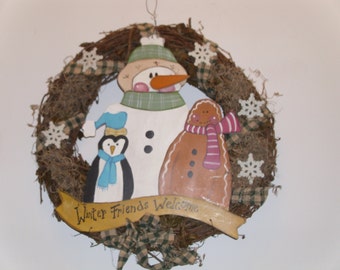 Gingerbread wreath | Etsy