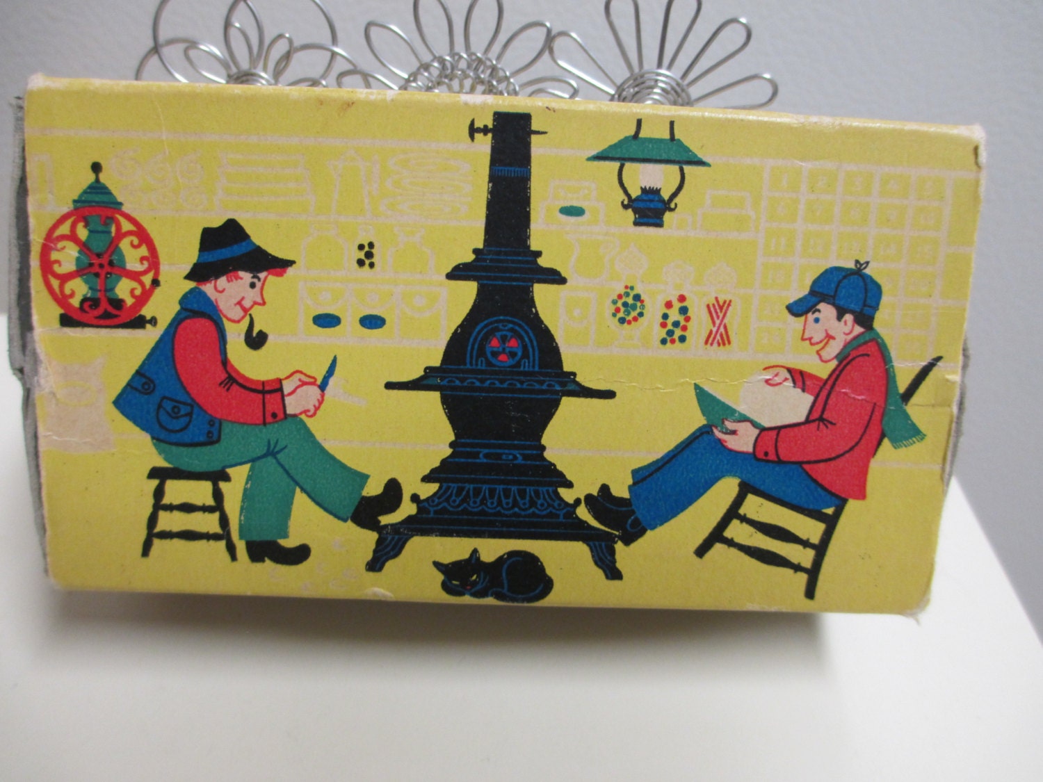 Vintage Country Store Ohio Blue Tip Matches Box – Amish – Haute Juice