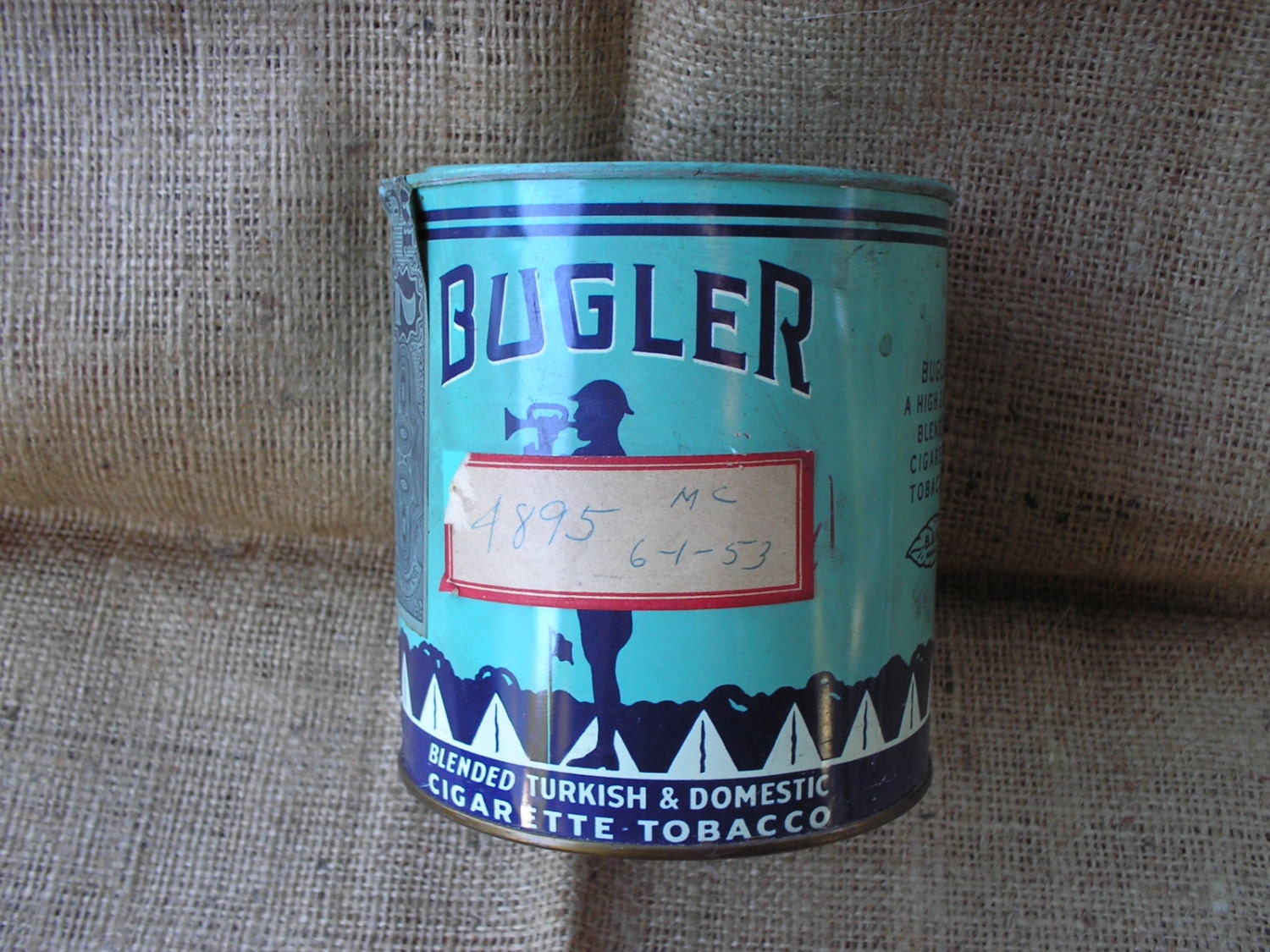 Bugler tobacco tin
