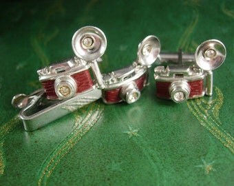 Camera tie clip | Etsy