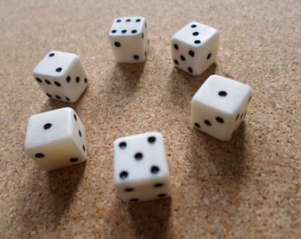 Bone dice | Etsy