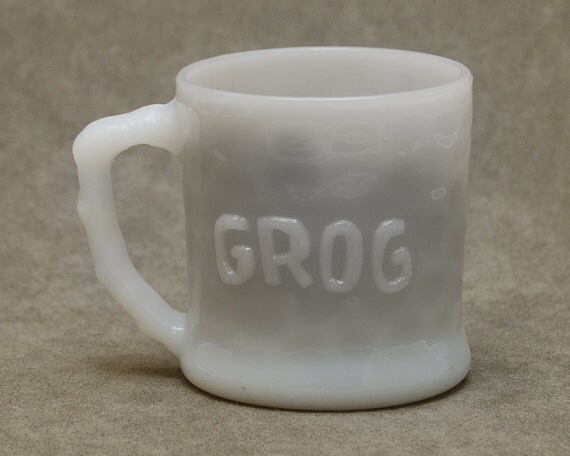 Items similar to BC Comic Grog Mug - Caveman - Jim Hart- White Milk ...