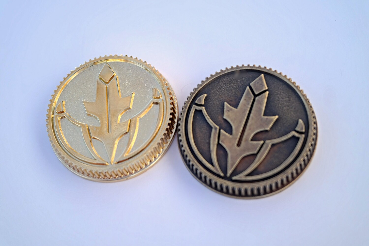 Hybrid/Gold Team Set of 2 Power Coins Prop Gold & Weathered