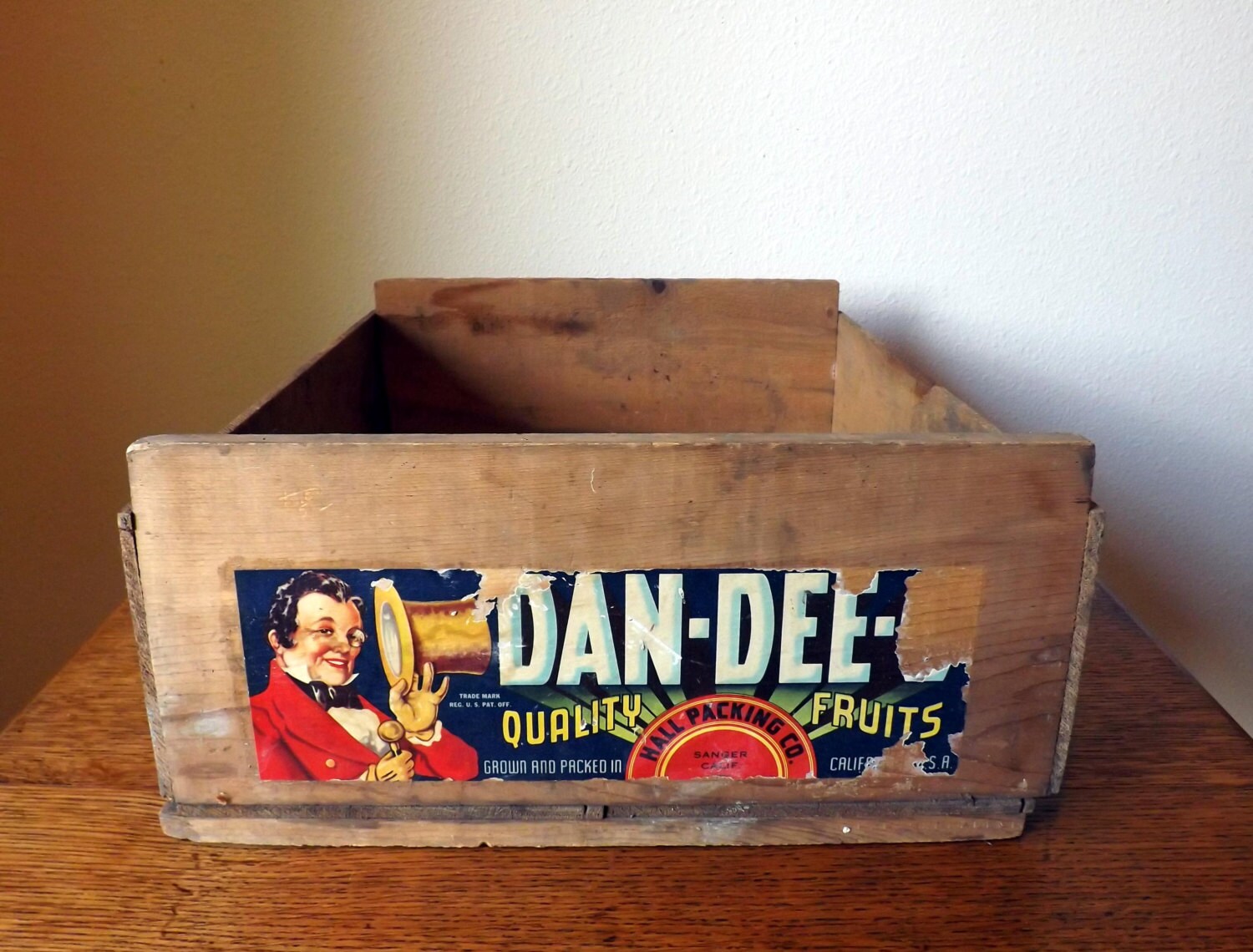 DAN-DEE Fruit Box ~ Hall Packing Co. – Sanger, CA ~ Fruit Crate ...