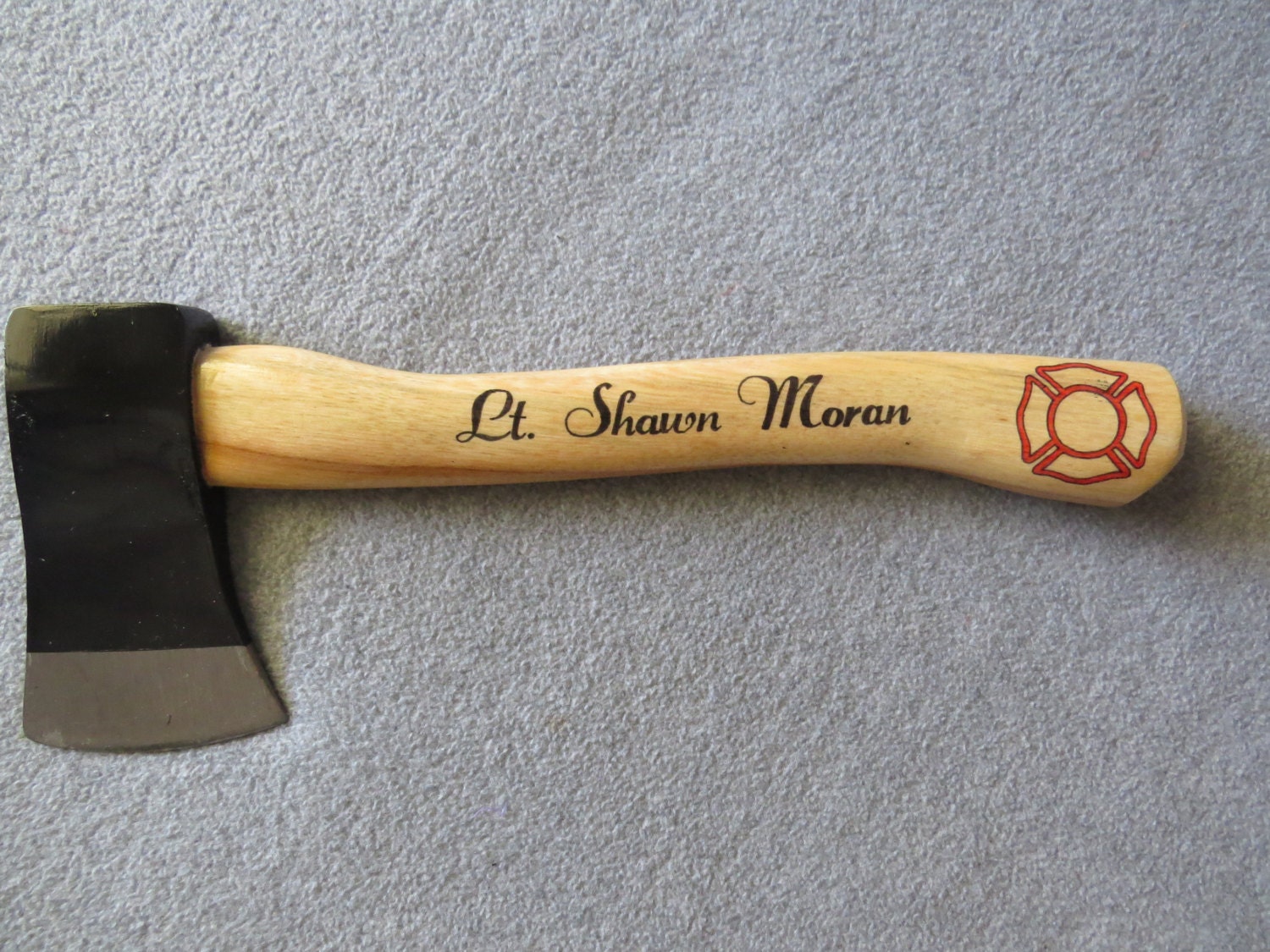Personalized Firefighter Axe Promotion/Name