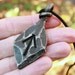 Forged Iron Tiwaz Tyr Tiw Rune Viking Amulet Runic Nordic
