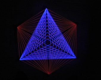 Triangle string art | Etsy