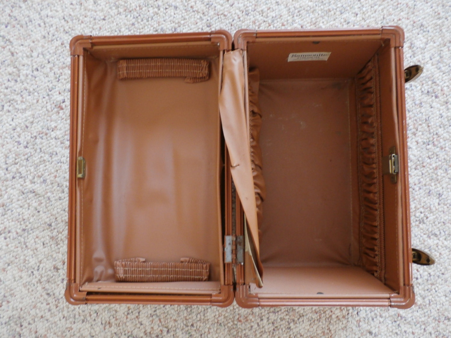 Vintage Samsonite Streamlite Shwayder Bros. Inc. Denver Train