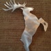 Reindeer Handcrafted Metal Tree Topper by ScreenDoorGrilles