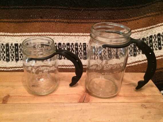 Horseshoe Mason Jar Handles