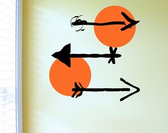 Arrow wall decal | Etsy