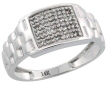 Unique mens diamond ring related items | Etsy