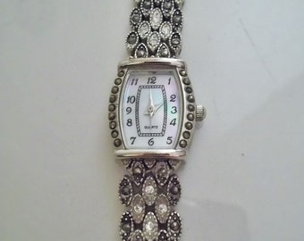 Marcasite watch | Etsy