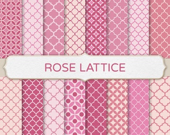 Popular items for pink quatrefoil on Etsy