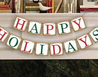 Popular items for happy holidays on Etsy