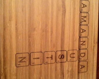 Scrabble name sign | Etsy