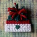 Plastic Canvas: Mini Winter Hat Magnets set of 2