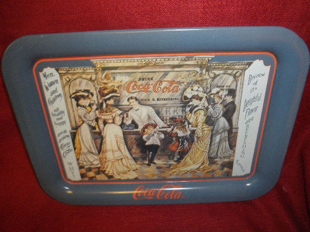 Coca Cola Soda Fountain Metal Serving Tray Collectible – Haute Juice
