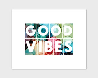 Good vibes printable | Etsy