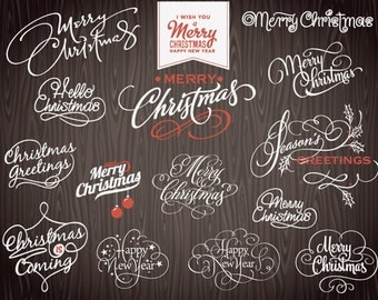 Instant Download Chalkboard Merry Christmas Clip Art Chalkboard ...