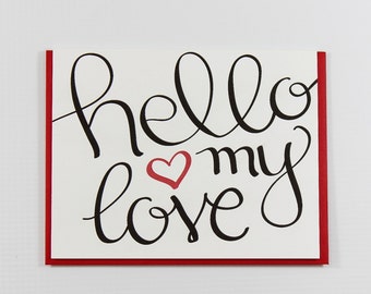 Hello my love | Etsy