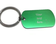 Popular items for dog tag key ring on Etsy