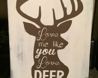 Popular items for love deer season on Etsy