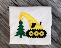 Unique bulldozer shirt related items | Etsy