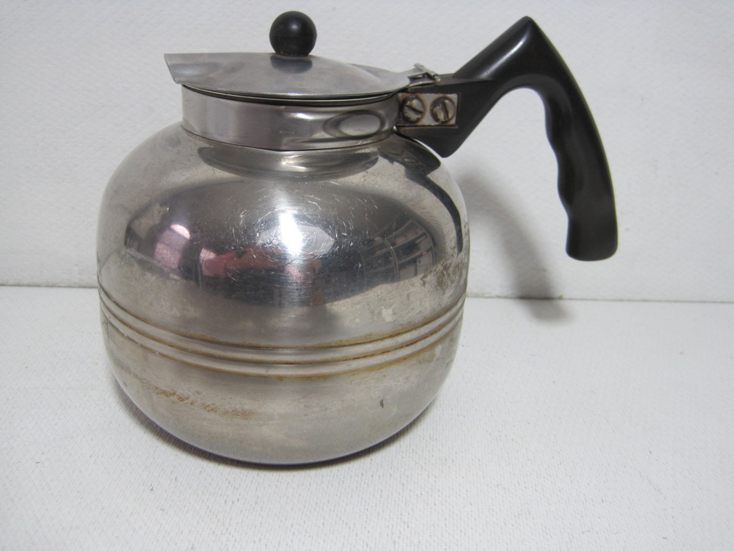 NICRO Stainless Steel Coffee or Tea Pot Chicago MOD 500 Size: 6″ x 5 ...