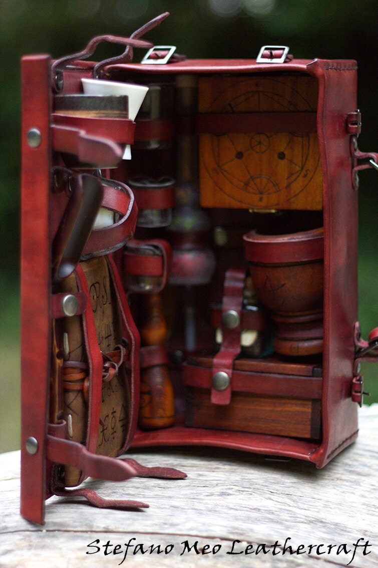 LARP Alchemist kit Portable Alchemic lab